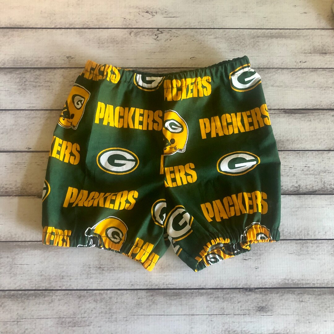 Green Bay Inspired Football Inspired Little Boy Bummies Shorts Diaper ...