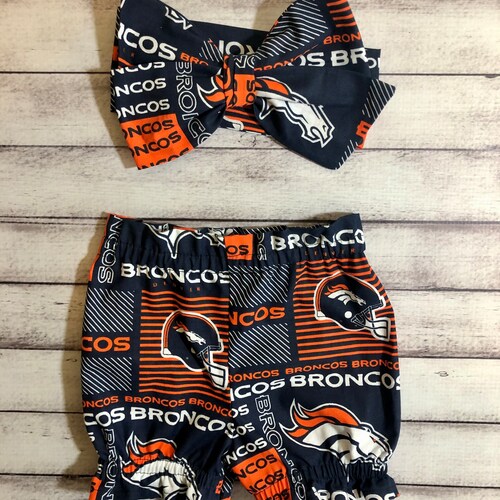 Denver Headwrap Broncos Bronco Football Baby Headband Toddler - Etsy