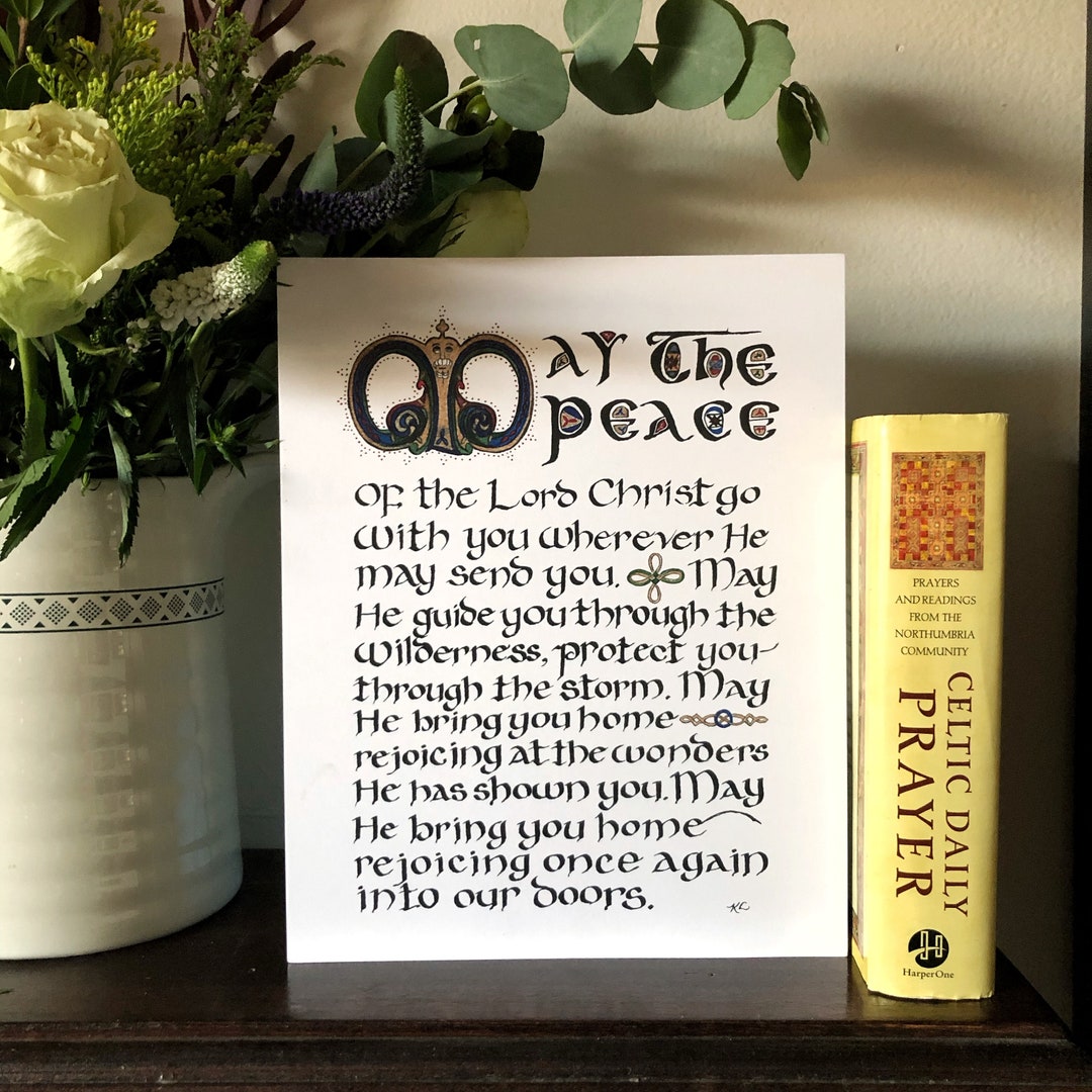 Celtic Blessing, Celtic Daily Prayer, Illumination, Illuminated Prayers ...