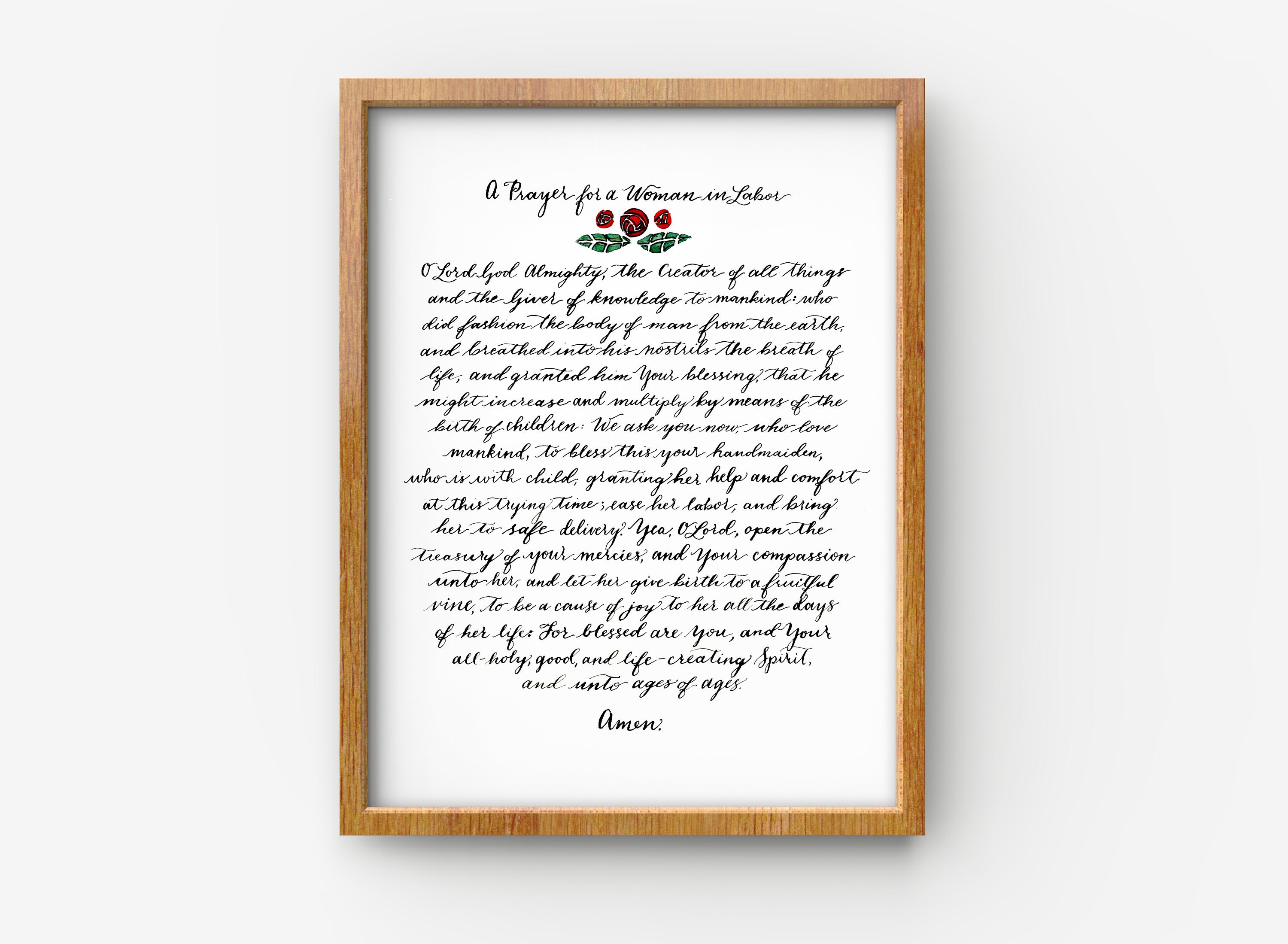 Labor Prayer, A Prayer for a Woman in Labor, Orthodox Christian Prayer ...