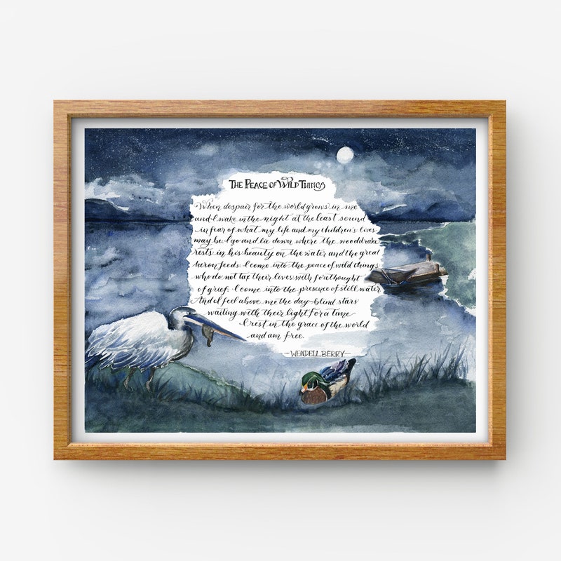 Lake Calligraphy - Etsy