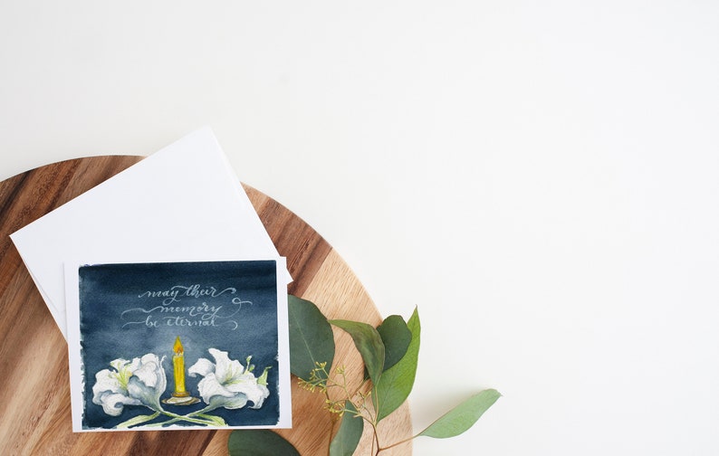 Memory Eternal Card Pack of 3 May Their Memory Be Eternal | Etsy