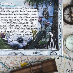 Charlotte Mason Art Print, Woodland Illustration, "the Question is Not ...