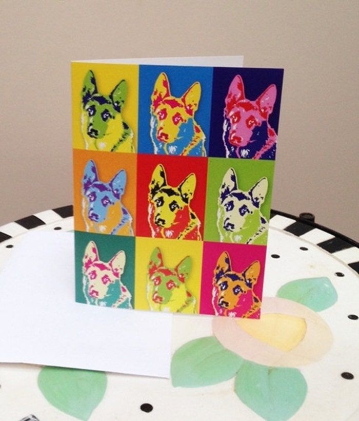 Gsd Birthday Card - Etsy
