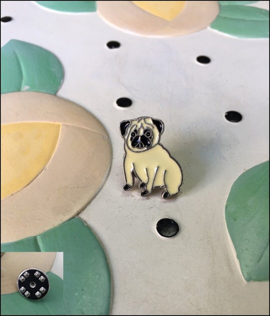 Acrylic Pug Pin - Dog Lover Gift - FREE SHIPPING - Etsy