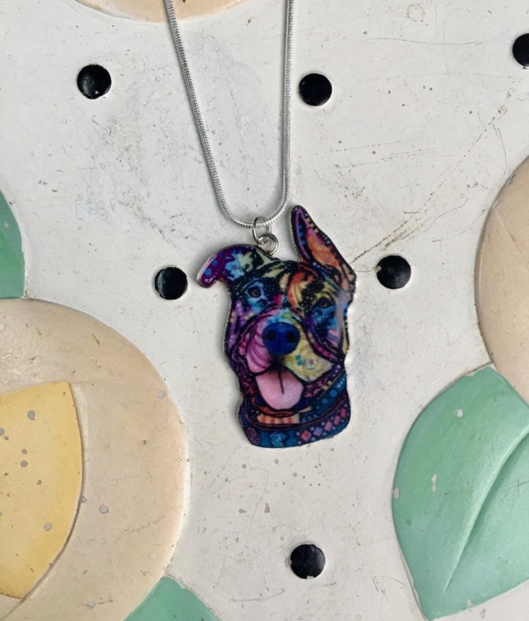 Pit Bull Charm Necklace FREE SHIPPING - Etsy