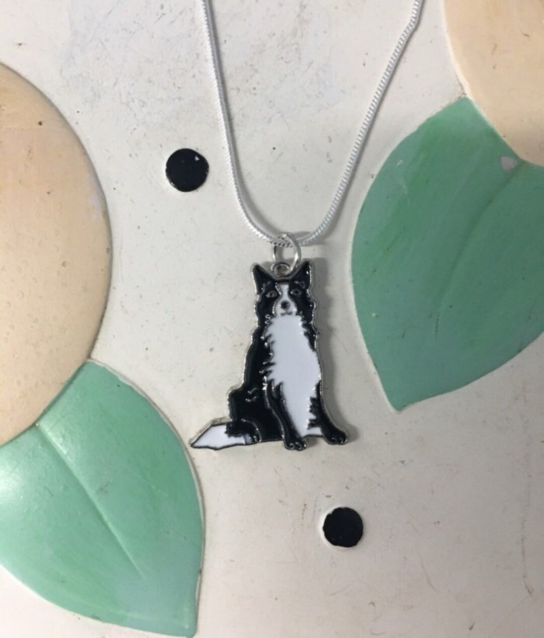 Border Collie Charm Necklace - FREE SHIPPING - Etsy