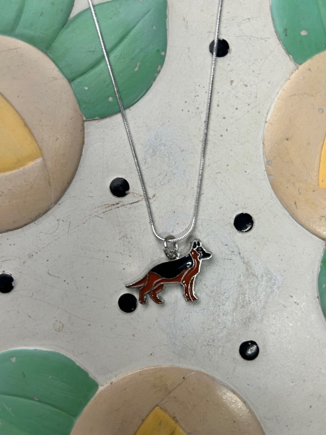 German Shepherd Charm Necklace - FREE SHIPPING - Etsy