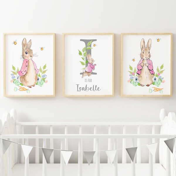 Pink Peter Rabbit Nursery Decor - Etsy