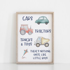 Alphabet & Numbers Wall Print Set, Educational Kids Bedroom Wall Art ...