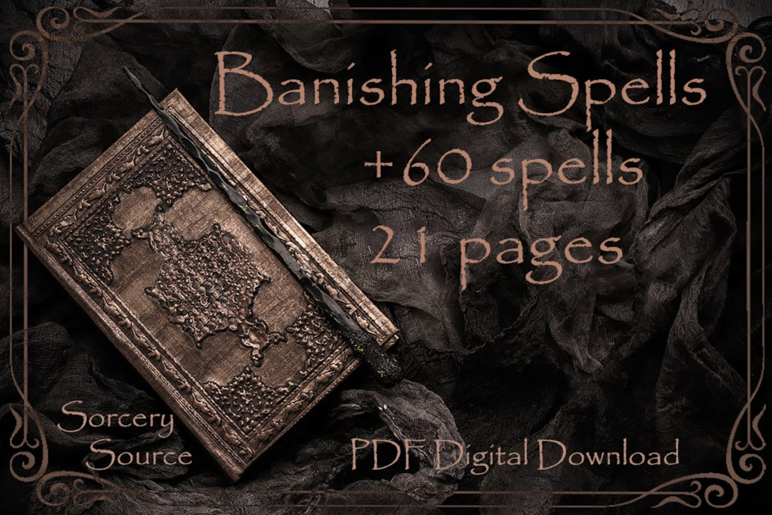Banishing Spells Digital Book Book of Shadows Grimoire | Etsy
