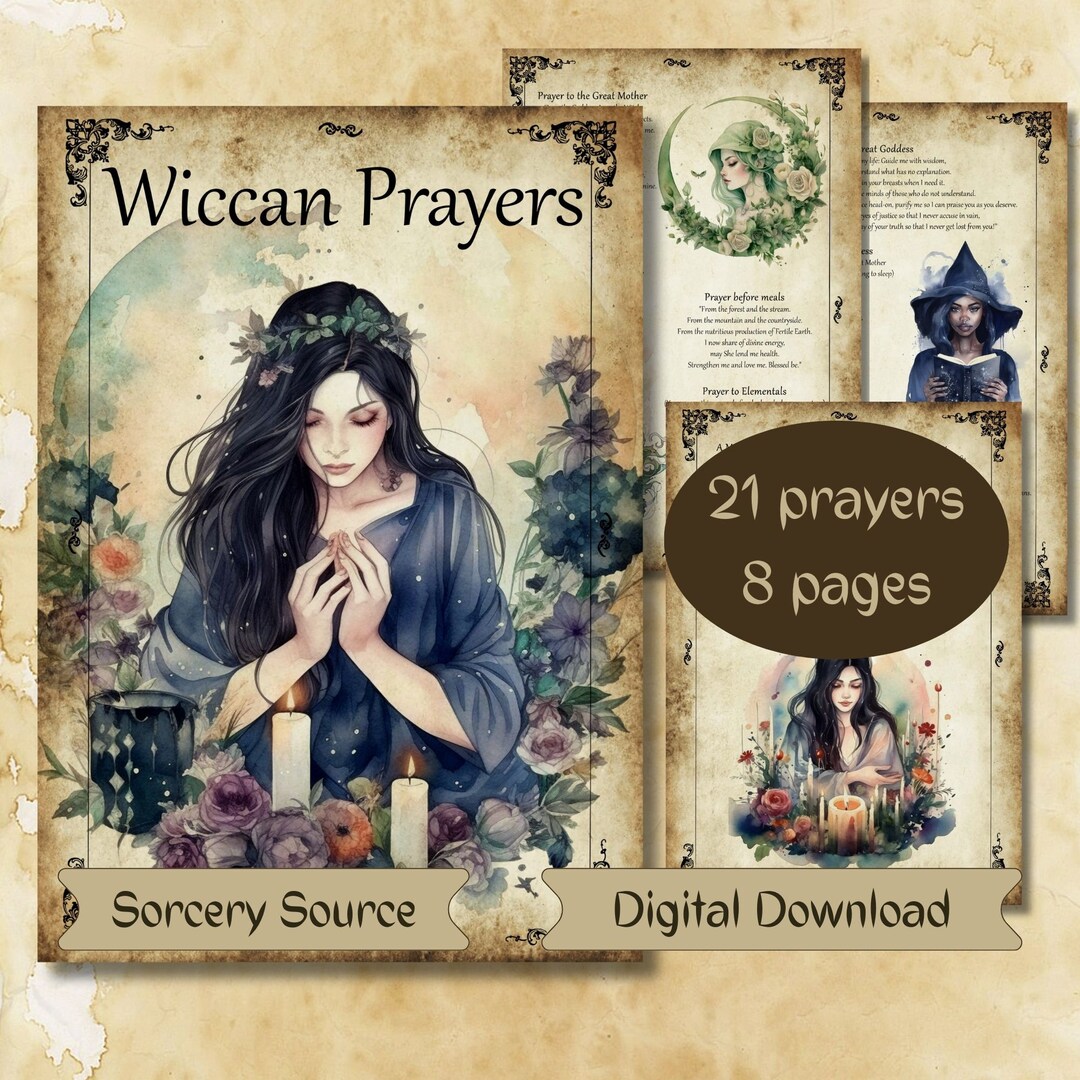 Wiccan Prayers, Wicca for Beginners, Baby Witch, Digital Book, Wicca ...