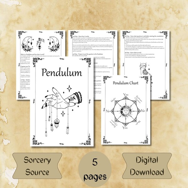 Pendulum Chart - Etsy