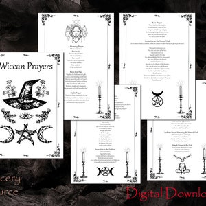 Wiccan Prayers Wicca for Beginners Baby Witch Digital Book - Etsy