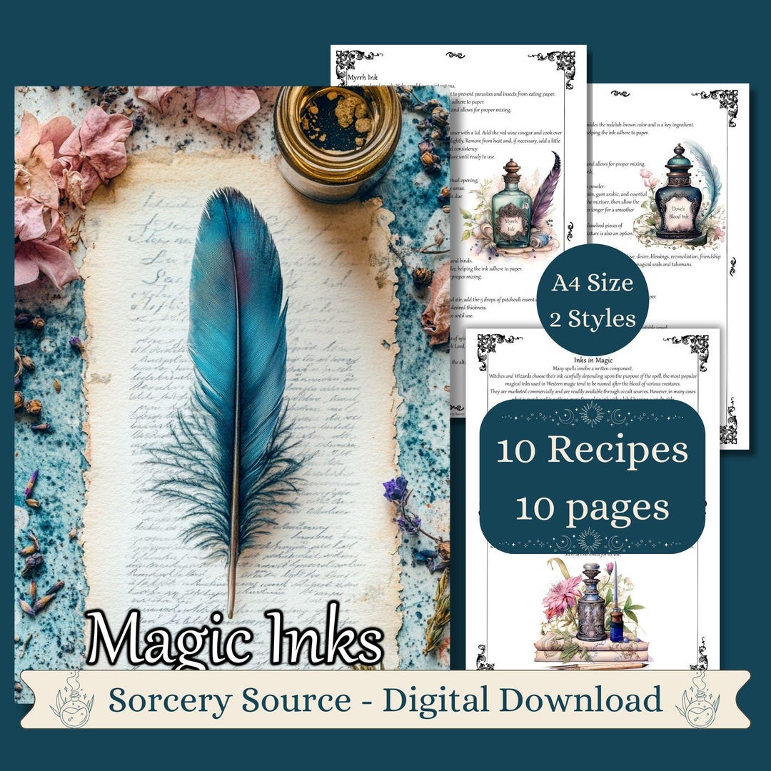 Magical Inks, BOS Pages, Grimoire Pages, Baby Witch, Book of Shadows ...