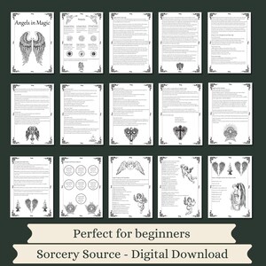 Angels in Magic, BOS Pages, Book of Shadows, Spell Books, Witchcraft ...