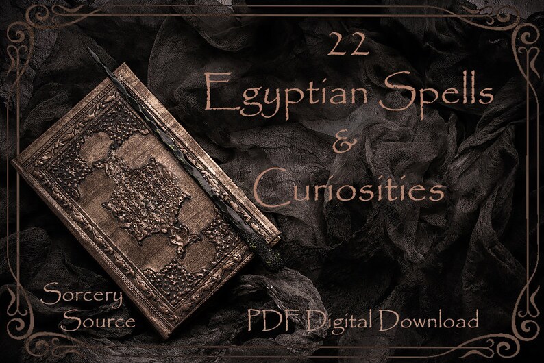 Egyptian Spells Digital Book BOS Pages Witchcraft Grimoire - Etsy UK