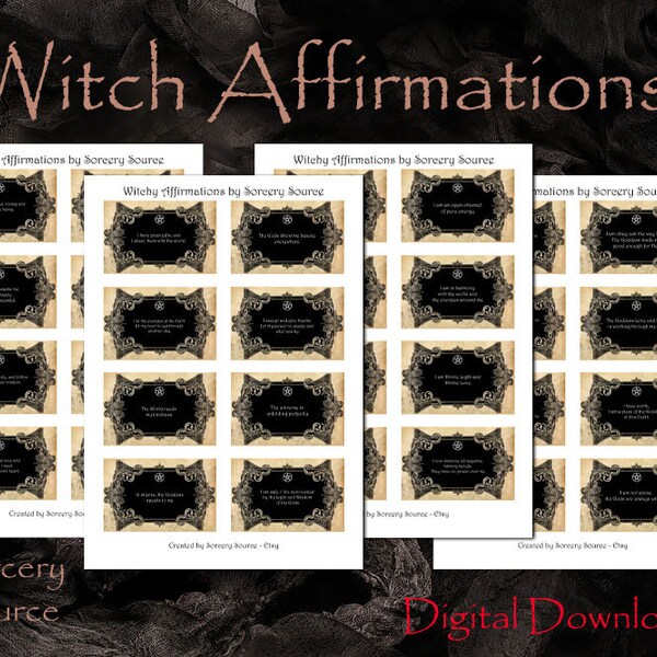 Printable Affirmations - Etsy