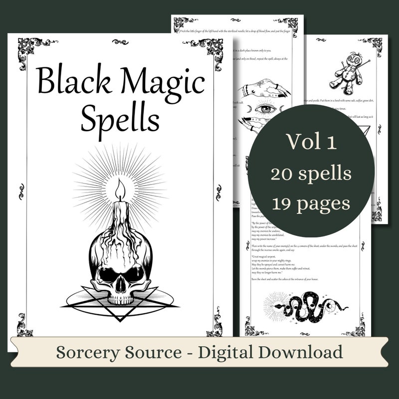 Real Spell Book - Etsy