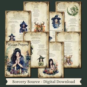 Wiccan Prayers, Wicca for Beginners, Baby Witch, Digital Book, Wicca ...