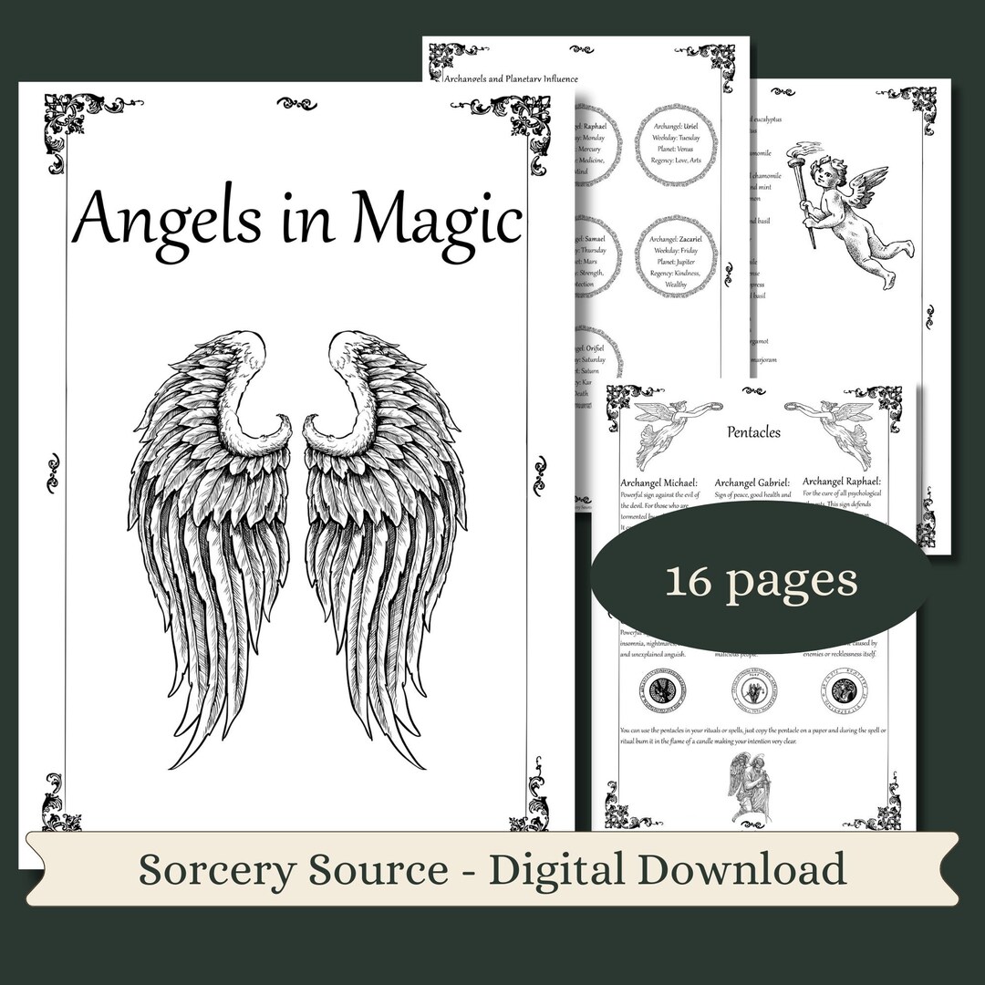 Angels in Magic, BOS Pages, Book of Shadows, Spell Books, Witchcraft ...