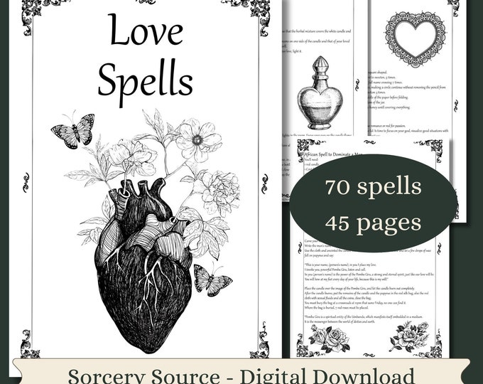 Book of Spells - Etsy