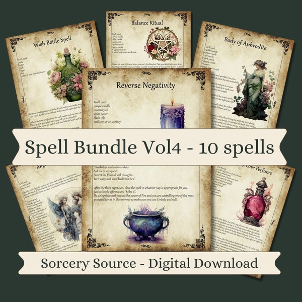 Printable Spells - Etsy