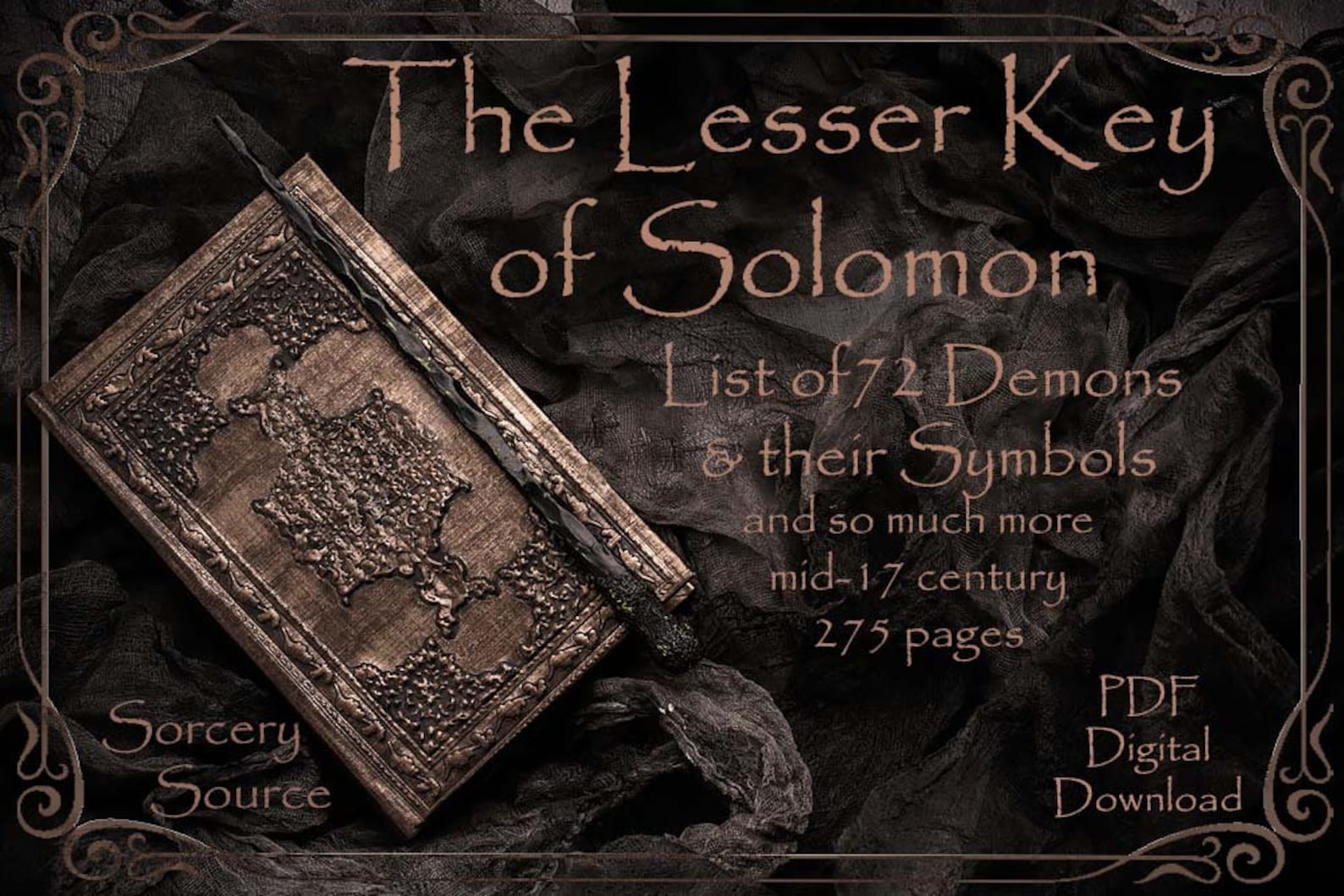 The Lesser Key of Solomon Lemegeton Clavicula Salomonis 72 - Etsy UK