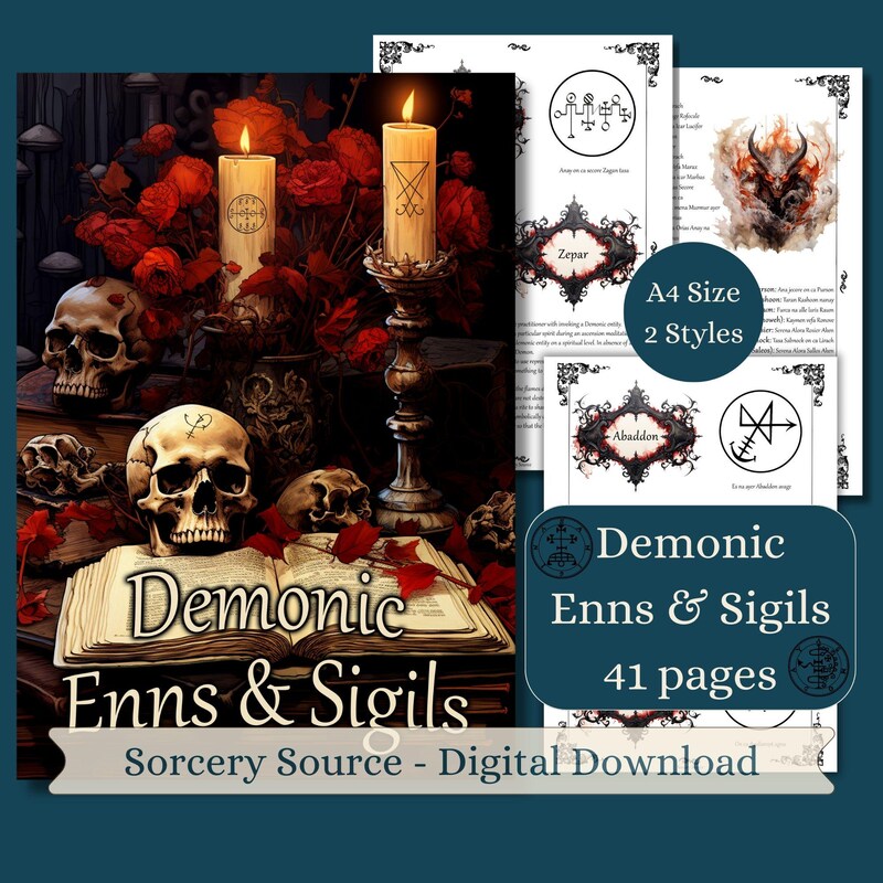 The Book on the Demonic - Etsy