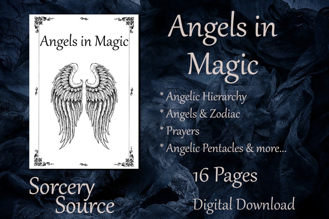Angels in Magic BOS Pages Book of Shadows Spell Books - Etsy