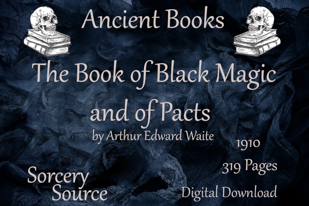 Black Magic Ancient Book Black Magic and Pacts Dark - Etsy
