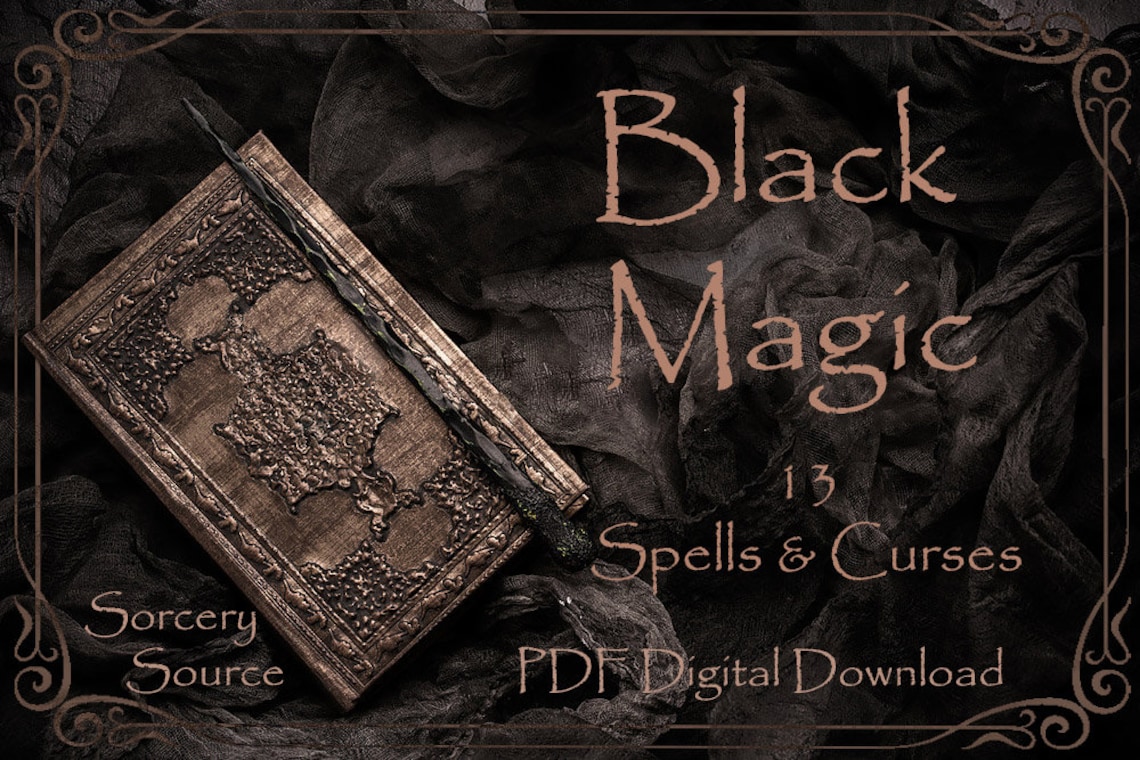 Black Magic Spells Witchcraft BOS Pages Grimoire Pages | Etsy