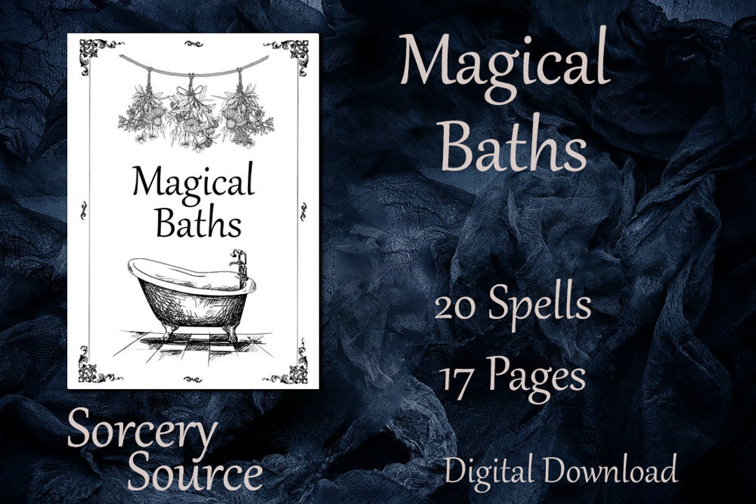 Magical Baths Book of Shadows Pages BOS Pages Witchcraft - Etsy