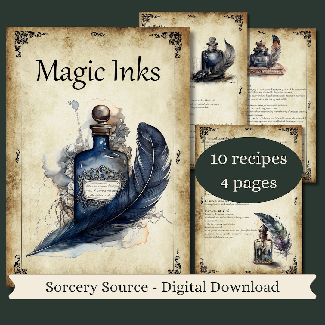 Magical Inks, BOS Pages, Grimoire Pages, Baby Witch, Book of Shadows ...