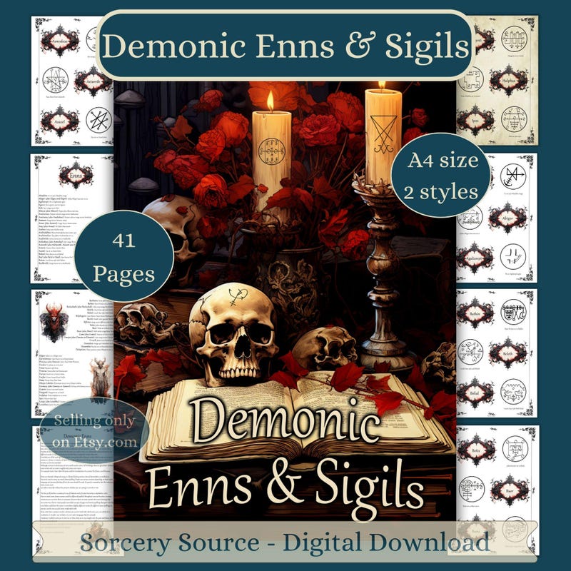 The Demonic Books - Etsy
