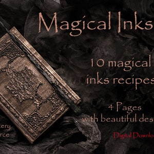 Magical Inks BOS Pages Grimoire Pages Baby Witch Book of - Etsy