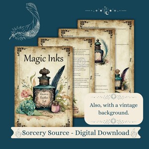 Magical Inks, BOS Pages, Grimoire Pages, Baby Witch, Book of Shadows ...