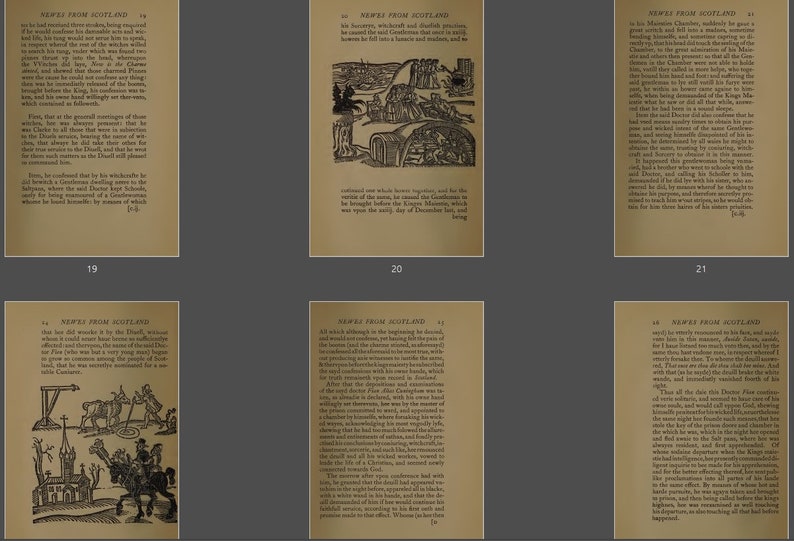 The Demonology of King James I Witch Trials Ancient Book - Etsy