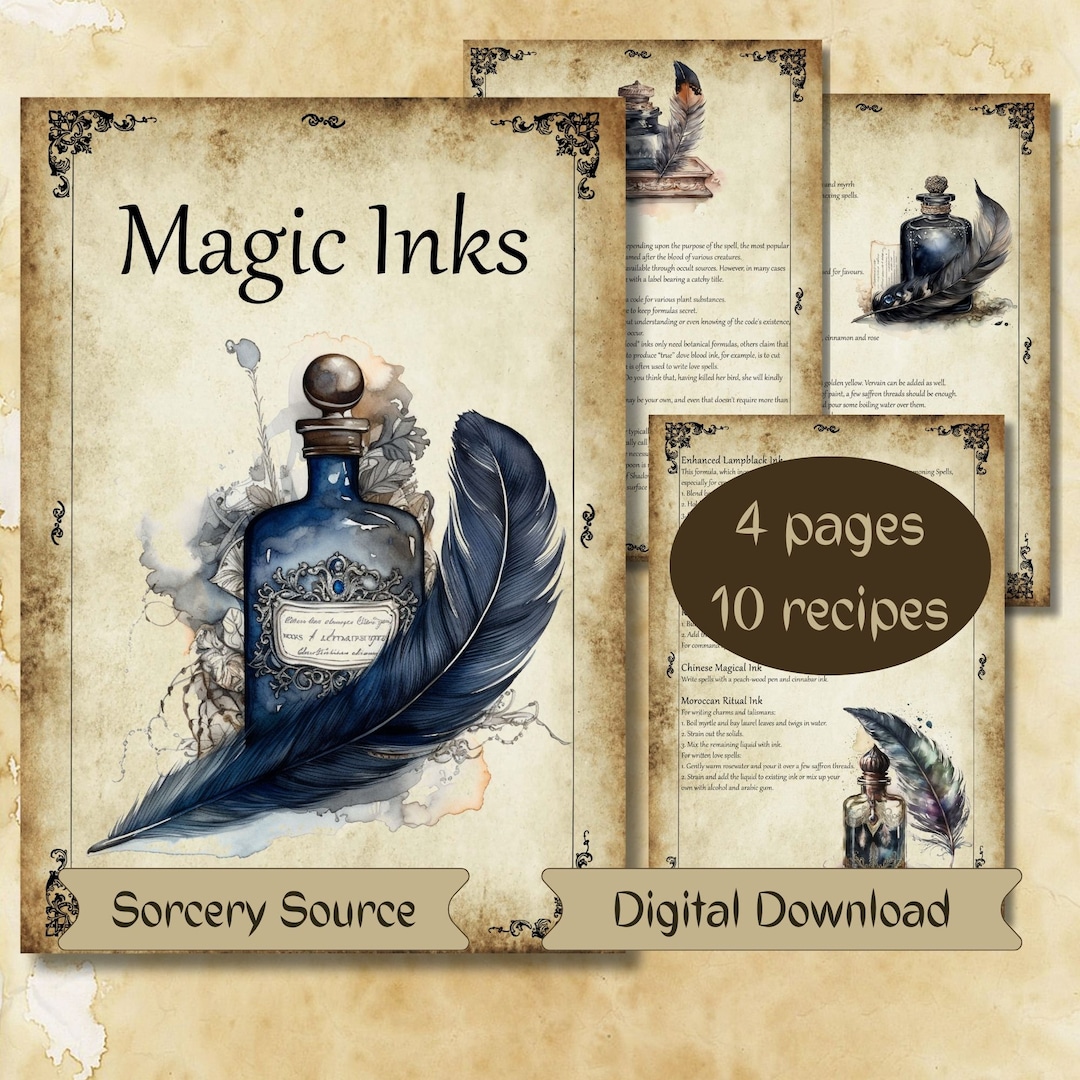 Magical Inks, BOS Pages, Grimoire Pages, Baby Witch, Book of Shadows ...