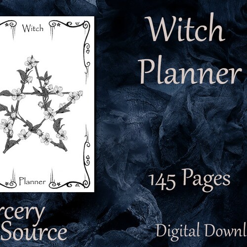Modern Witch Planner Printable 2023 Witchcraft Planner - Etsy