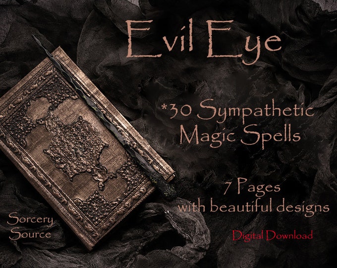 Evil Eye Spells BOS Pages Digital Book Book of Shadows - Etsy