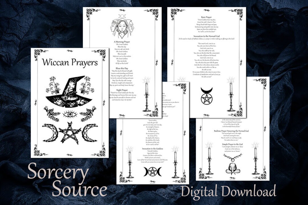 Wiccan Prayers Wicca for Beginners Baby Witch Digital Book - Etsy