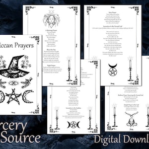 Wiccan Prayers Wicca for Beginners Baby Witch Digital Book - Etsy