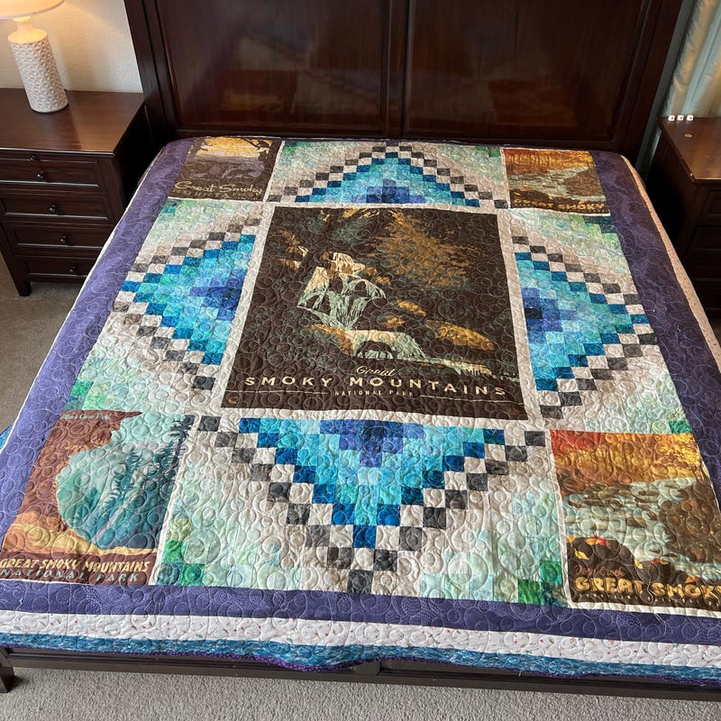 Blue Ridge Quilt - Etsy