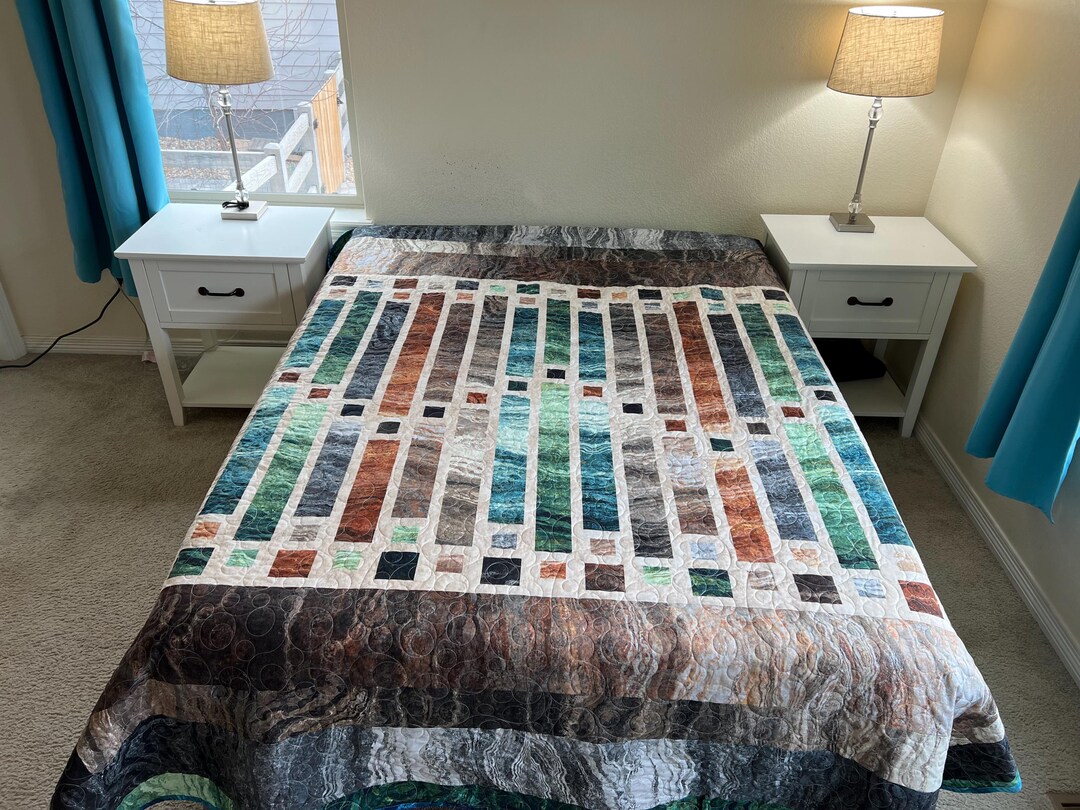 Cheater Quilt in Queen Size - Etsy