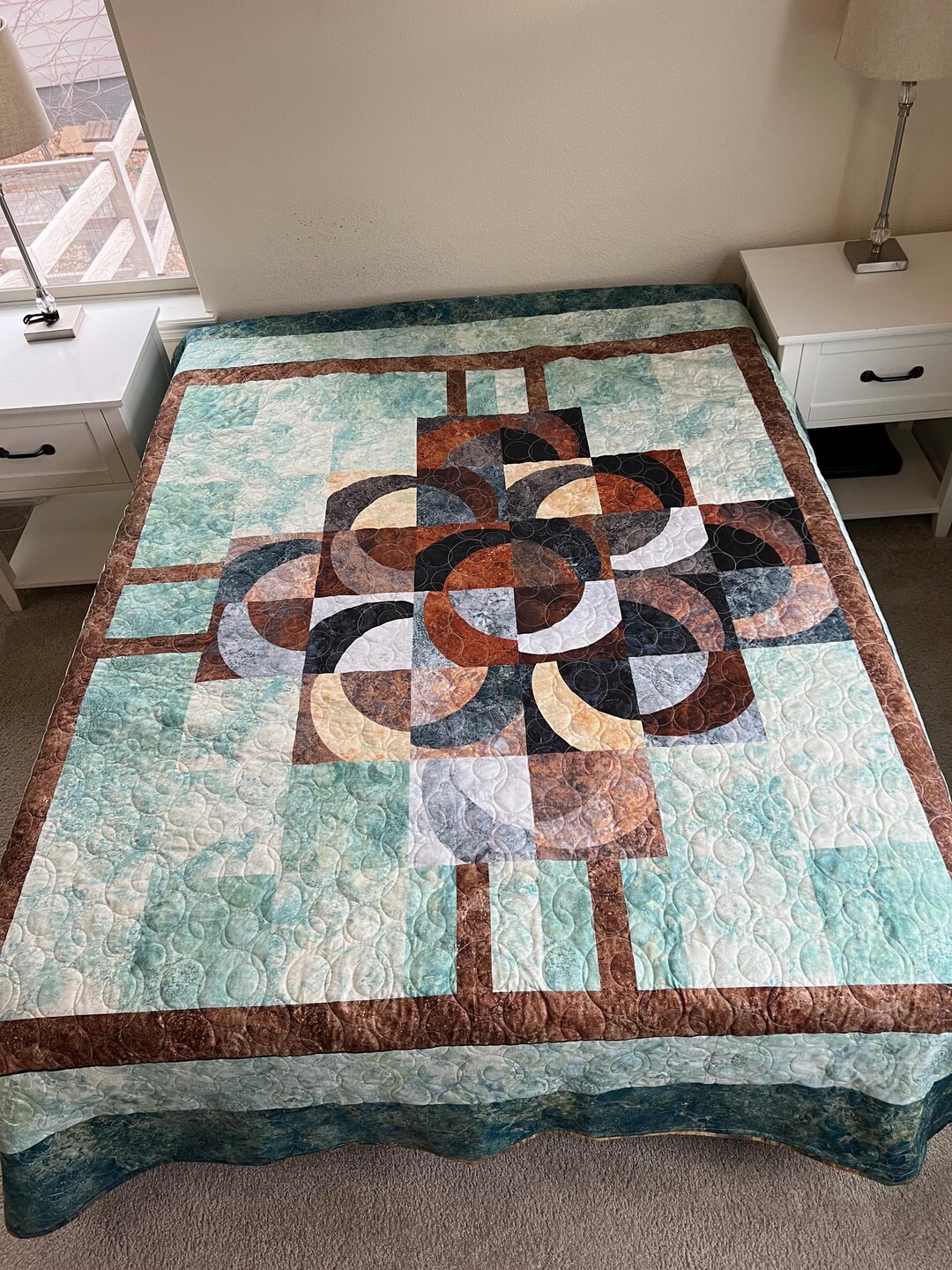 Cheater Quilt in Queen Size - Etsy