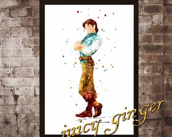 Flynn Rider Poster | Etsy