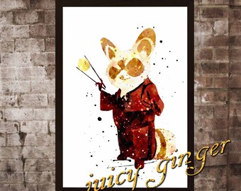 Kung Fu Panda Print | Etsy