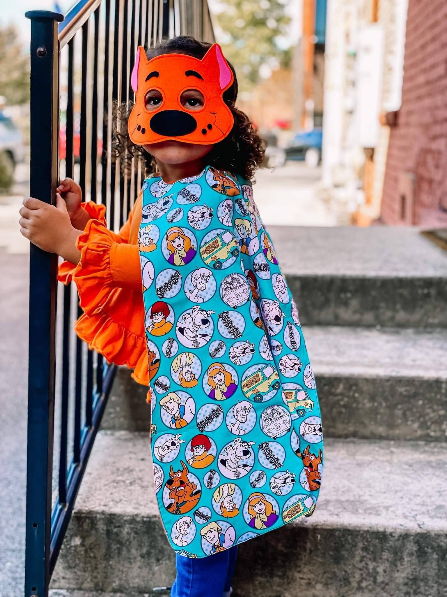 Scooby-doo Cape and Mask Set Pretend Play Easter Basket - Etsy