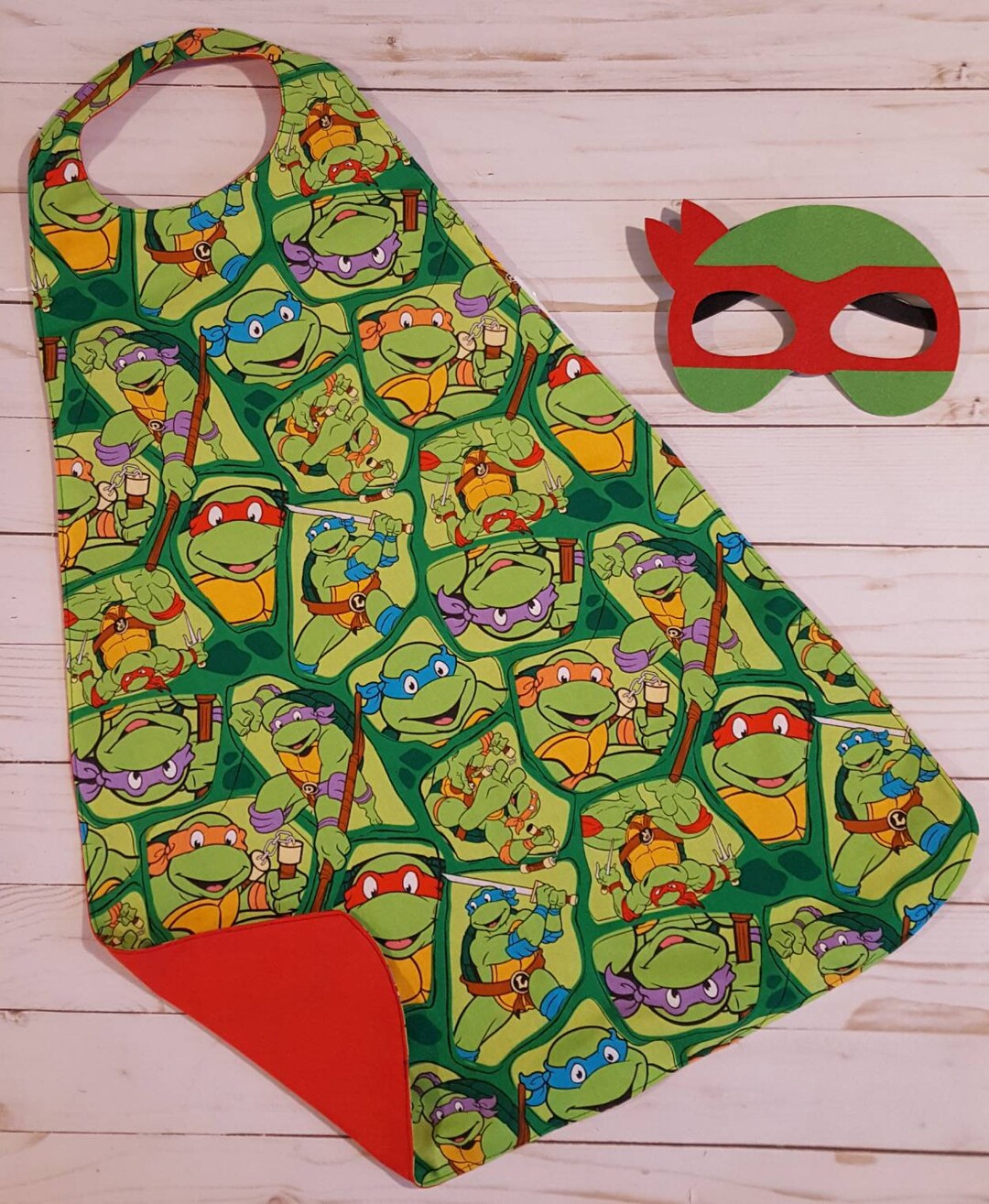 Ninja Turtle Cape Set, Michaelangelo, Donatello, Raphael, Leonardo ...